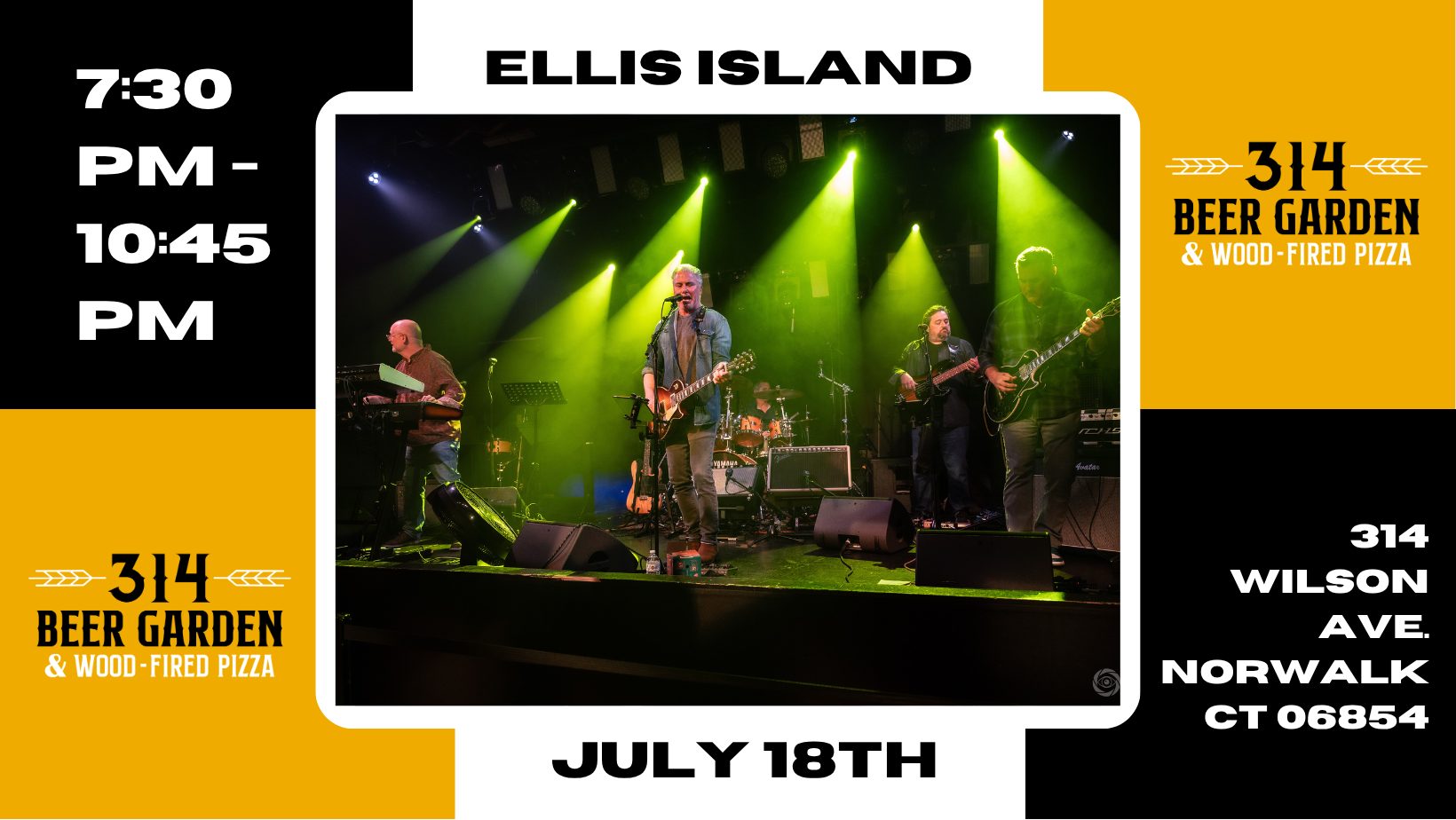 Ellis Island Band – 314 Beer Garden